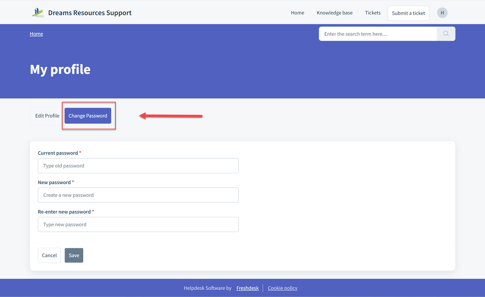 Log In and Password Reset - DREAMS Support Center Account : DREAMS ...